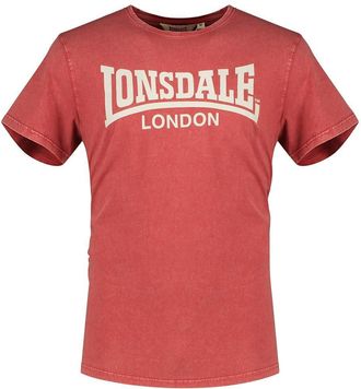 Lonsdale Herren STOFA T-Shrit, Red/Ecru, XXL