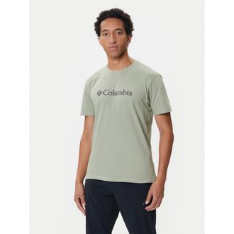 Columbia T-Shirt Csc Basic Logo 1680053 Gr&uuml;n Regular Fit