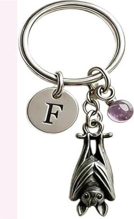 Generic Porte-cl&eacute;s en forme de chauve-souris en m&eacute;tal avec support &eacute;motionnel pour sac &agrave; dos, sac &agrave; main, cl&eacute;s de voiture, cadeaux