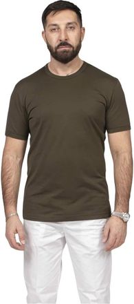 Dolce & Gabbana Homme, Tops, Vert, Taille: L T-shirt M/corta M4001