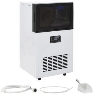 vidaXL Vidaxl - Appareil &agrave; gla&ccedil;ons Noir 45 kg / 24 h