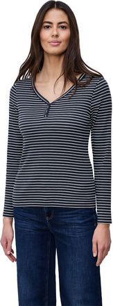 Street One Gestreiftes Shirt Shadowed Navy 40