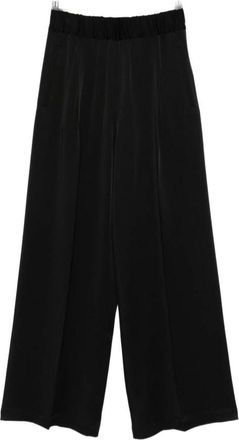 Semicouture Femme, Pantalons, Noir, Taille: 34 FR Wide Leg Cropped Pants