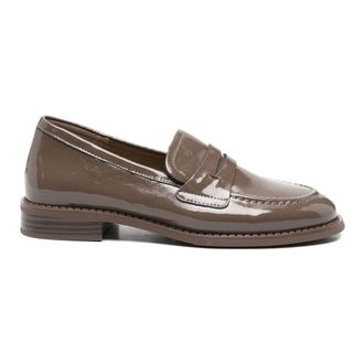Sergio Moretti Femme, Chaussures, Brun, Taille: 37 EU Mocassins &agrave; garniture textur&eacute;e