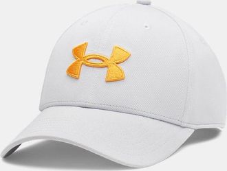 Under Armour Blitzing Low Kappe aus Stretch für Herren Downpour Grau / Harbor Blau XL/XXL