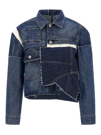 sacai Veste En Jean - Bleu