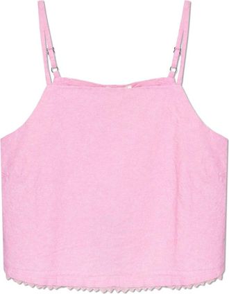 American Vintage Femme, Tops, Rose, Taille: 42 FR Feoly Cropped Top