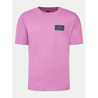 Quiksilver T-Shirt Spin Cycle EQYZT07653 Rosa Regular Fit