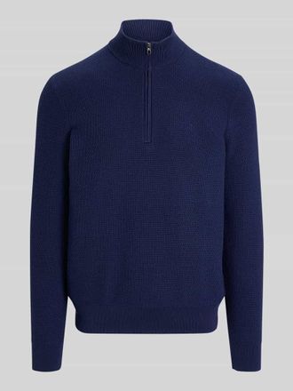 Polo Ralph Lauren Regular Fit Troyer aus Baumwoll-Mix mit Logo-Stitching