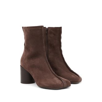 Maison Margiela Anatomic Toe Suede Boot - Brown