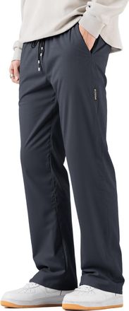 Feoya Winterhose Herren Winter Fleece Warme Hose M&auml;nner Winddicht Jogginghose Outdoor Skihose Thermo Gef&uuml;tterte Hosen Softshellhose mit Taschen und Kordelzu