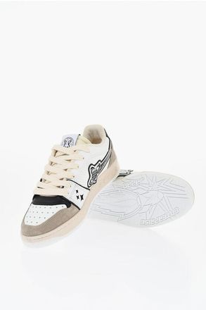 Enterprise Japan Two-Tone Leather ENTERPRISE JAPAN Low-Top Sneakers size 40