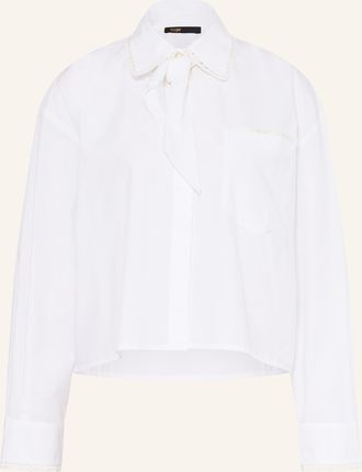Maje Schluppenbluse weiss
