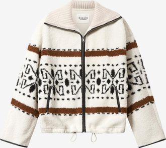 Isabel Marant Veste Polaire Lijka - Femme - &Eacute;cru - Taille 34 - Marant &Eacute;toile