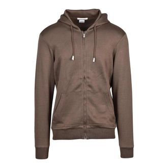 Eleventy Rei&szlig;verschluss-Sweatshirt - - Sweatshirts & Hoodies - Herren - Braun - M