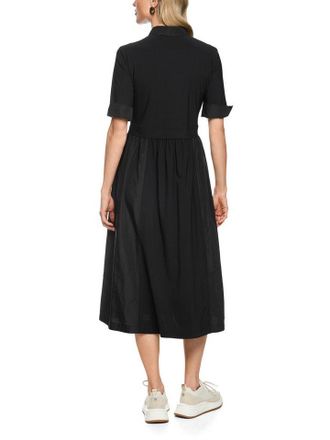 Marc Cain Midikleid Golden Hour Premium Damenmode aus Stretchmaterial