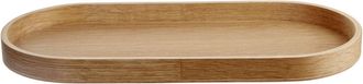 ASA Wood Holztablett Oval aus Eichenholz in der Farbe Natur, Ma&szlig;e: 33,5x16,5x2,5 cm, 53696900