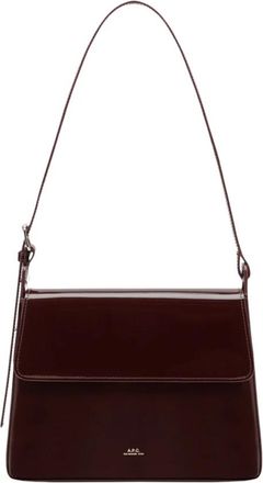 A.P.C. Virginie Flap Bag - - Bags - Damen - Lila - ONE SIZE