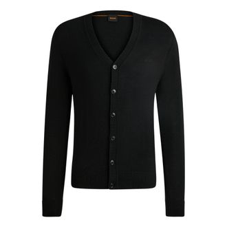 HUGO BOSS Avac CD Cardigan - - Knitwear - Herren - Schwarzk - L