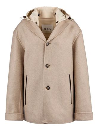 Tod's veste &agrave; capuche - Tons neutres
