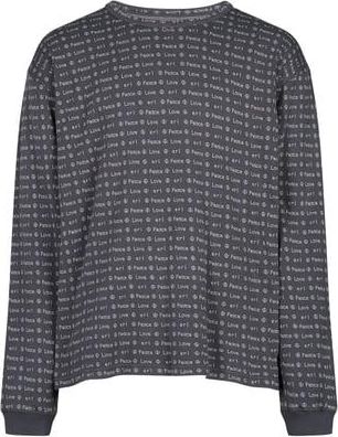 ERL T-shirt imprim&eacute; &agrave; manches longues en coton