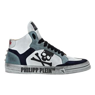 Philipp Plein unisex, Chaussures, Bleu, Taille: 40 EU High Top Baskets Retrokickz