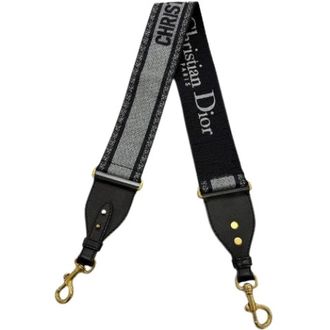 Dior Pre-owned Stickerei Canvas Schultergurt - - Pre-owned - Damen - Schwarzk - ONE SIZE