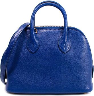 Herm&egrave;s Herm&egrave;s Bleu Electrique Ch&egrave;vre Mini Bolide Bag GHW