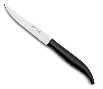Arcos Steakmesser - Edelstahlklinge 110 mm - Ideal für Fleisch - Schwarzer Polypropylen-Griff - Serie C