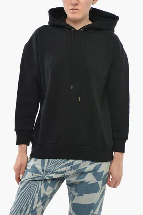 Stella McCartney Brushed Cotton Hoodie BARNEYS With Contrast Logo Stella McCartney