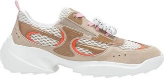 Roger Vivier Femme, Chaussures, Beige, Taille: 36 EU Strass Lace-Up