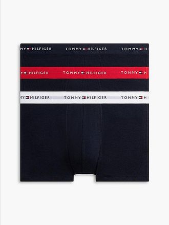 Tommy Hilfiger Lot de 3 boxers ceinture contrast&eacute;e &agrave; logo