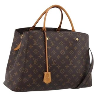 Louis Vuitton Sac Cabas Monogram Pre-owned - Femme - Pre-owned - Brun - Taille: ONE Size