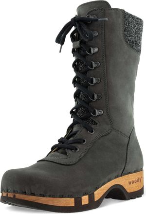 Woody Damen Ramona Clog Stiefel, Grigio, 39 EU