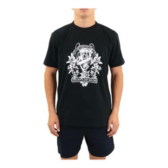 Marcelo Burlon Homme, Tops, Noir, Taille: XL T-Shirt Regular County Cup