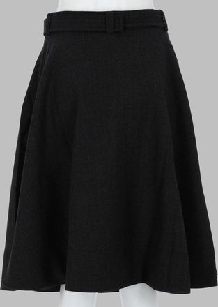 Ganni Recycled Blend Belted Wrap Skirt - Black