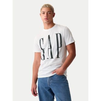 GAP T-Shirt 866774-01 Wei&szlig; Regular Fit