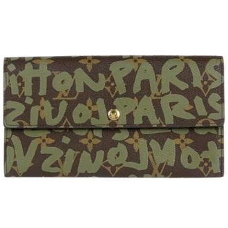 Louis Vuitton Pre-owned Monogram Graffiti Long Wallet (bi-fold) - - Pre-owned - Damen - Braun - ONE SIZE