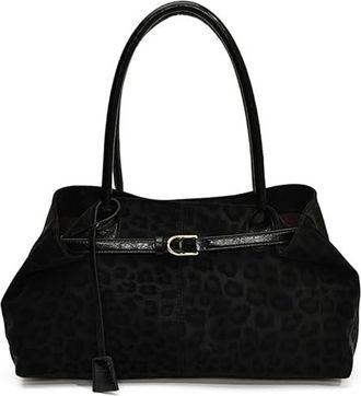 Generic Cheetah Imprimé Hobo Sac à main à bandoulière Grand sac en peau daisselles Sac à main avec poignée supérieure Sac à main pour femmes Travail Utilisati