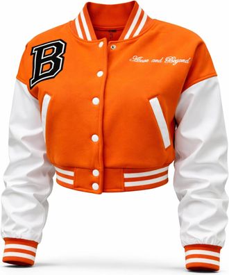 Worldclassca &Uuml;bergangsjacke Crop College Bomber Jacket