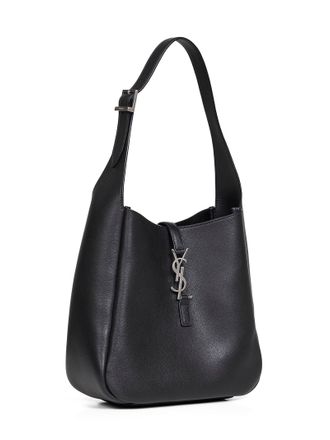 Saint Laurent Womens Shoulder Bag Le 5 &Agrave; 7 Black Calfskin
