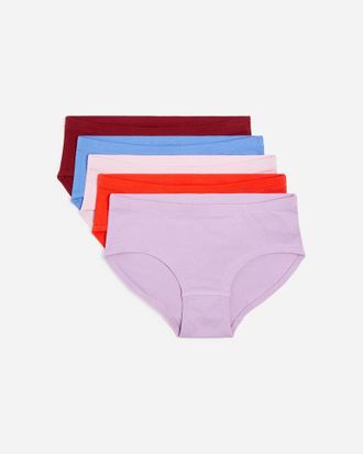 Arket Slips Aus Baumwolljersey 5er-Set -Rot