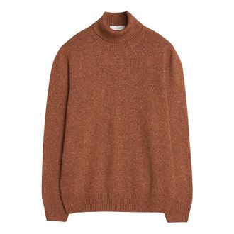 Gran Sasso Ciclista Rollkragenpullover - - Knitwear - Herren - Braun - M