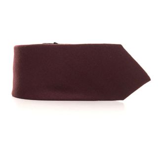 Kiton Kaschmir Fantasie Krawatte- 7 Falten- Ungef&uuml;ttert - - Accessories - Herren - Rot - ONE SIZE