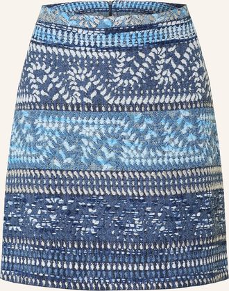 Sem per Lei Sem Per Lei Tweed-Rock Mit Glitzergarn blau