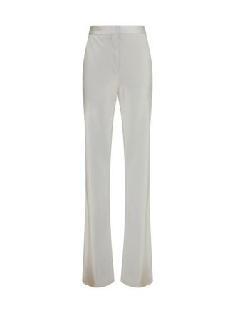 Tom Ford Womens Trousers Bias-Cut Polka-Dot Off White Viscose