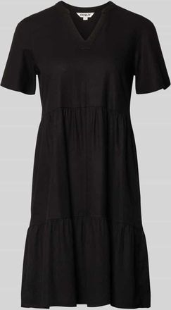 Only A-Linie Freizeitkleid aus Viskose-Leinen-Mix Modell TIRI-GOA