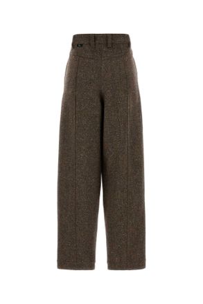 Moncler Virgin Wool Trousers - Taupe
