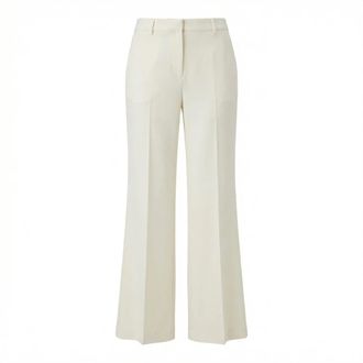 Emma & Gaia Weite Leinenhose - - Trousers - Damen - Wei&szlig; - S