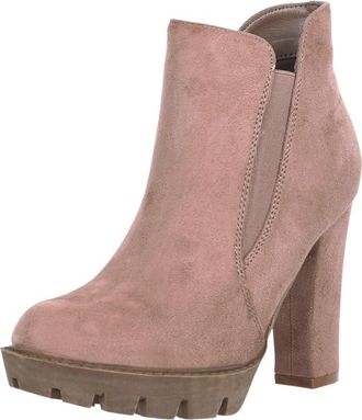 Elara Damen Stiefelette Ankle Boots Chunkyrayan EL800 Khaki-38